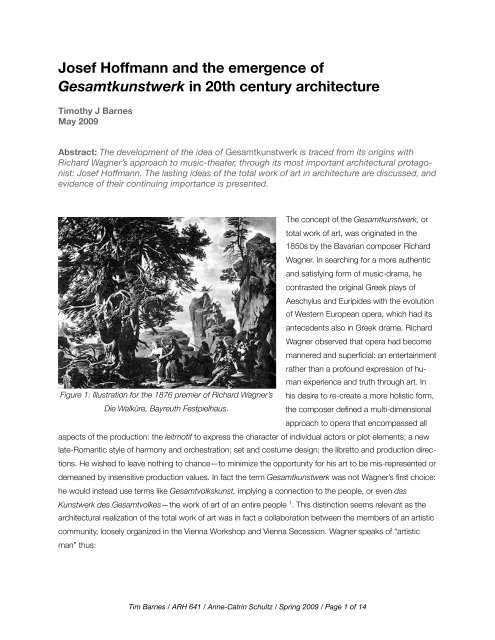 Gesamtkunstwerk 5 - Timothy J Barnes Design - Tim Barnes