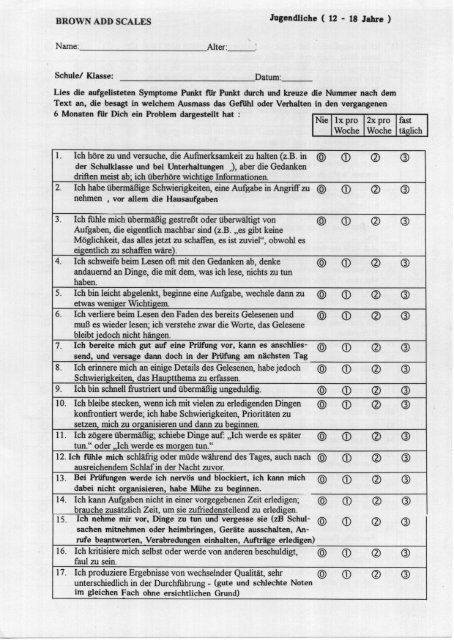 Brown Add Scales Printable Adolescent Form - Printable Forms Free Online