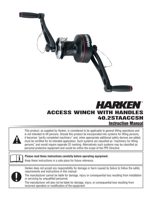 Manual - Harken