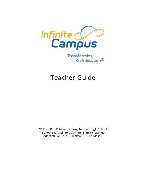 Infinite Campus - William S. Hart Union High School District
