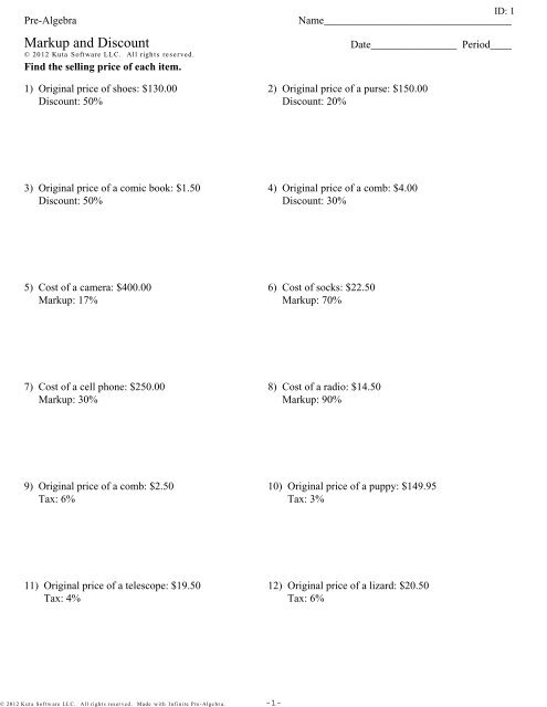 Pre-Algebra - Markup and Discount.ks-ipa