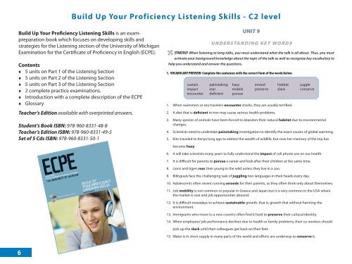 Build Up Your Proficiency Listening Skills - C2 level - Hellenic ...