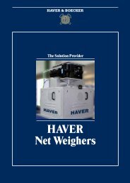 haver mec® 4 - Haver Filling Systems, Inc.