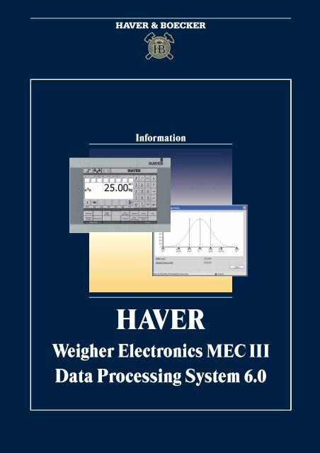 Data Processing System 6.0 - Haver Filling Systems, Inc.