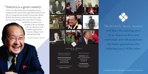 See Our Brochure - Hawaii Community Foundation