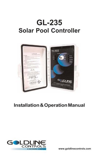 GL-235 Solar Pool Controller - Installation and Operation ... - Hayward