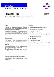 Produktinformation gleitmo® 605