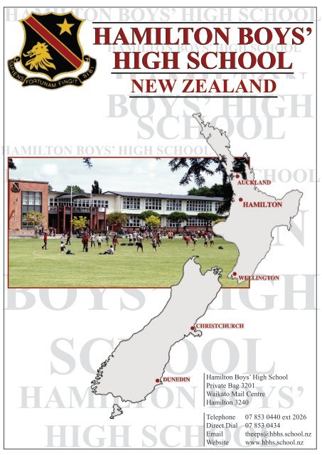 HAMILTON BOYS' HIGH SCHOOL