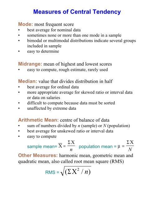 Describing, Exploring and Comparing Data