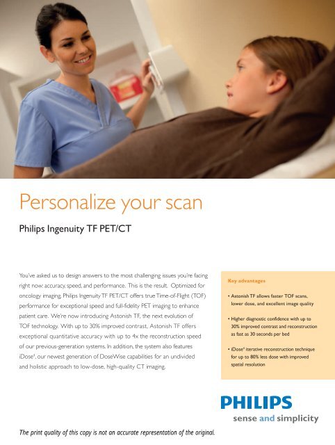 Ingenuity TF PET/CT overview - Philips Healthcare