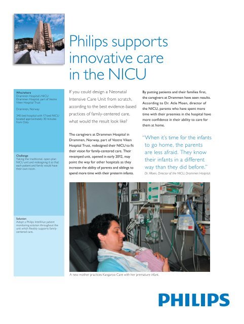 + Drammen Hospital in Norway redesigned their NICU to fit their ...