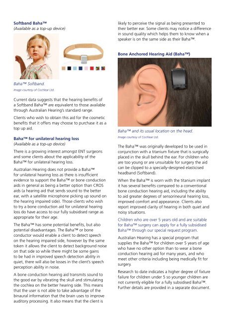 Benefits and limitations