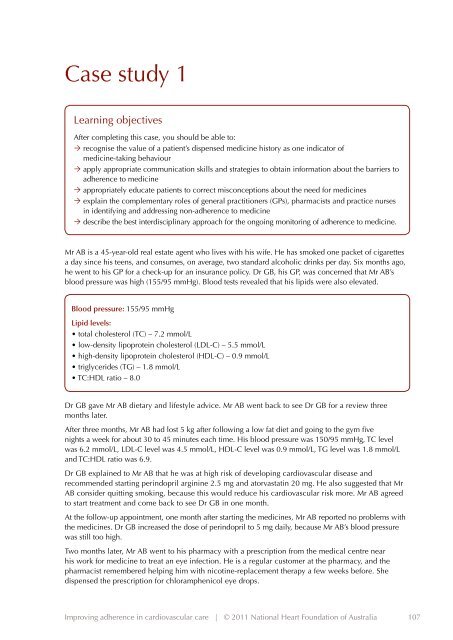 Case study 1 - National Heart Foundation