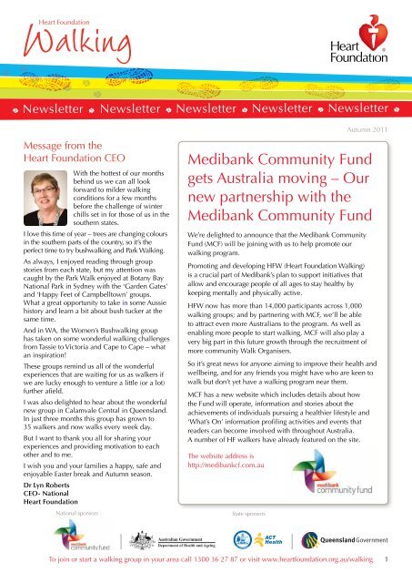 Medibank Community Fund gets Australia ... - Heart Foundation