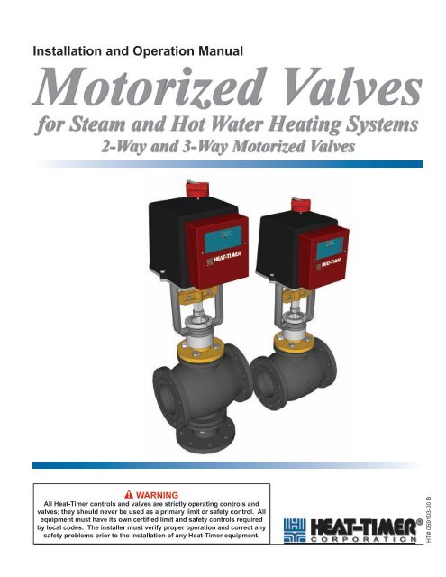 Motorized Valve 2, 3-Way Vertical Mount Manual - Heat-Timer ...