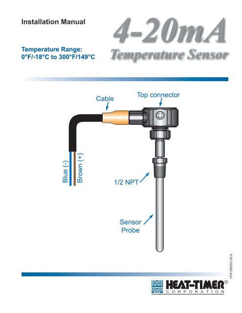 4-20mA Temperature Sensor - Heat-TimerÂ® Corporation