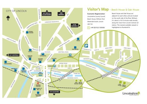 Visitor's Map - Beech House & Oak House