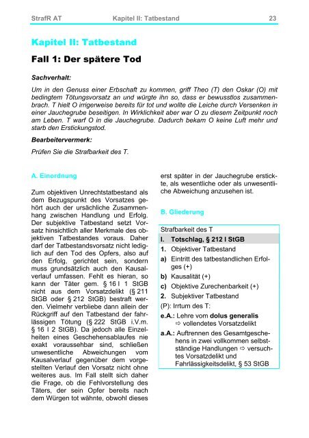 Die 34 wichtigsten Fälle Strafrecht AT - hemmer.shop