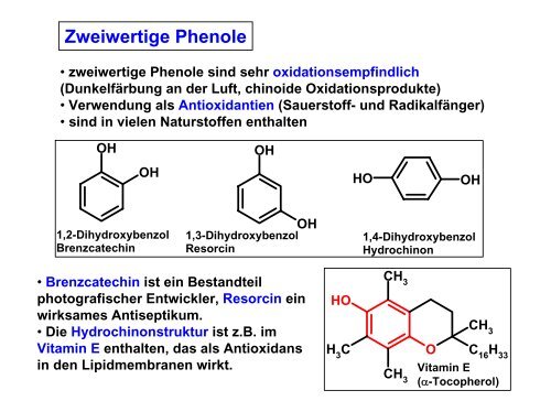 Zweiwertige Phenole • z