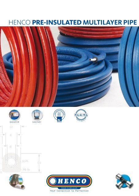 Henco Pre-insulated Multilayer Pipe