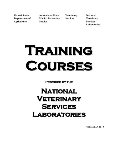 National Veterinary Services Laboratories - aphis