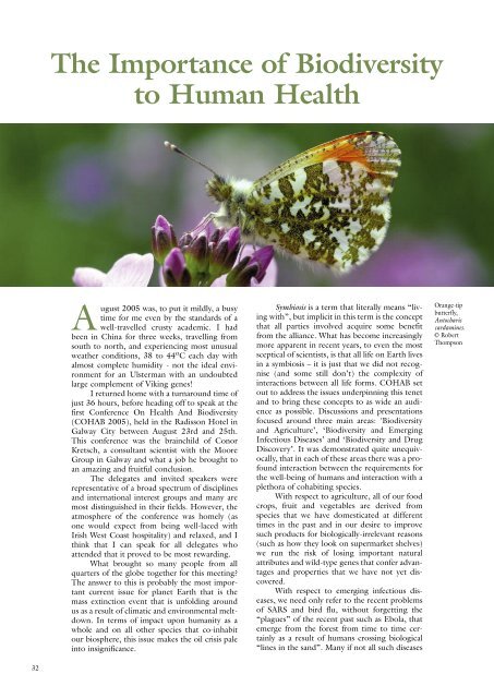 View The Importance of Biodiversity To Human Health