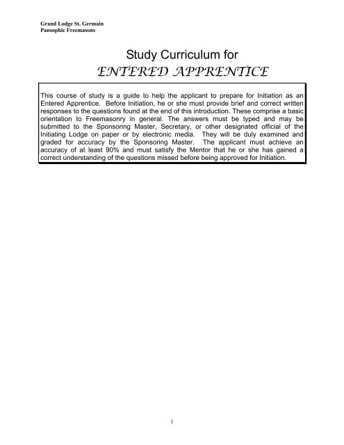 Pansophic EA Study Guide - Hermetics Resource