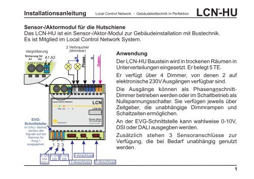 Installationsanleitung LCN HU