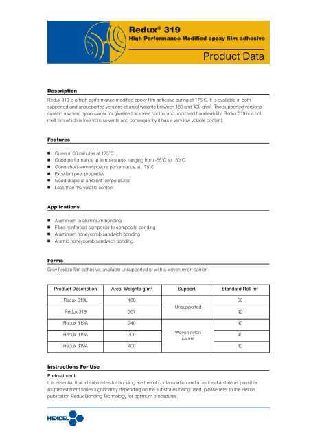 Product Data - Hexcel.com