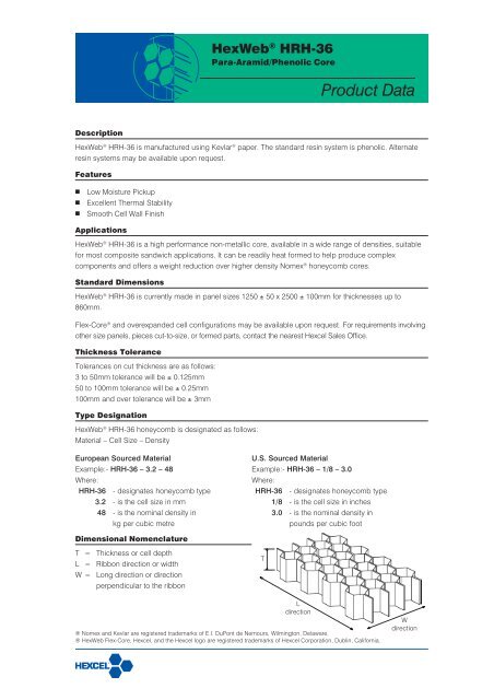 EUVersion - Hexcel.com
