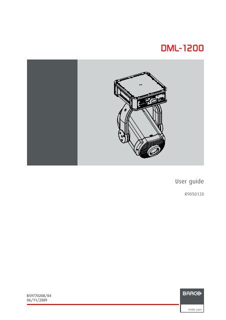 DML-1200 User Manual - High End Systems