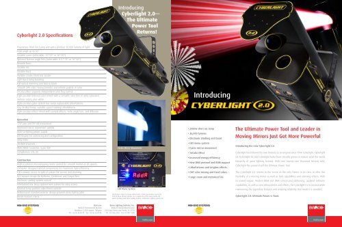 Cyberlight 2.0 - High End Systems