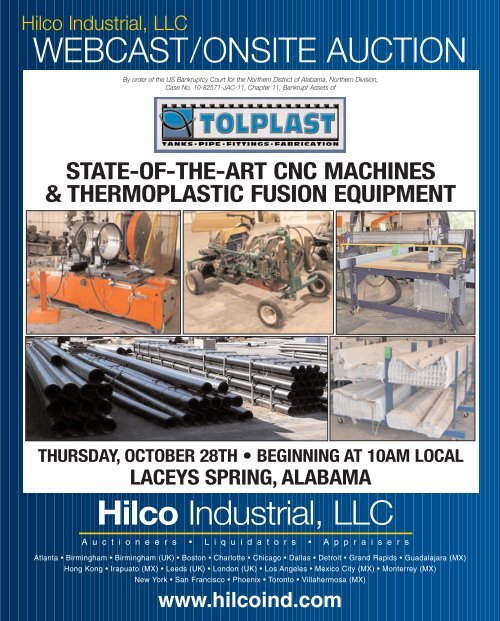 Hilco Industrial, LLC WEBCAST/ONSITE AUCTION