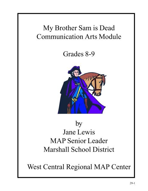 My Brother Sam is Dead Rev #3 - Lebanon R-III School District