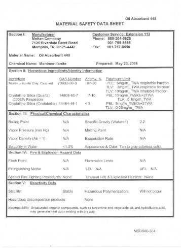 Granular Absorbent (#1003000) - Oil-Dri
