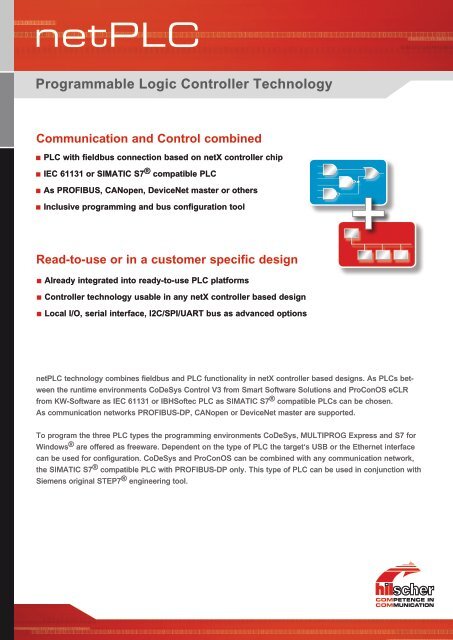 netPLC communication & control