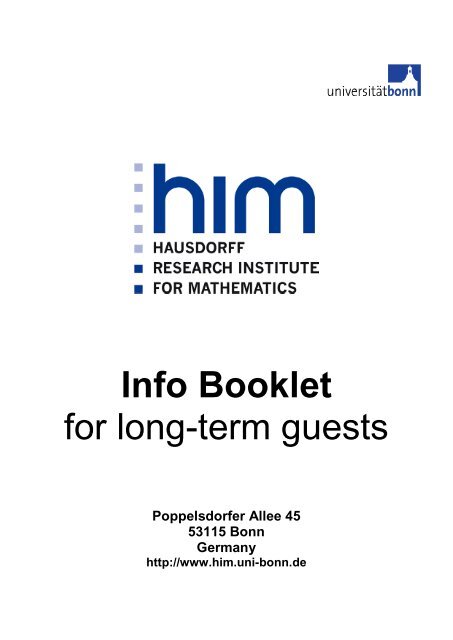 Info Booklet for long-term guests - HIM