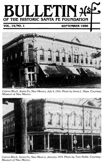 Catron Block - Historic Santa Fe Foundation