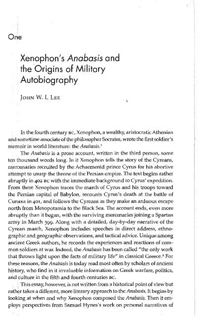 Xenophon Biography Childhood Life Achievements Timeline Ancient Greece