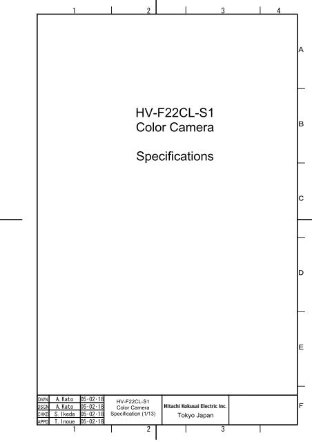 Specification Pdf