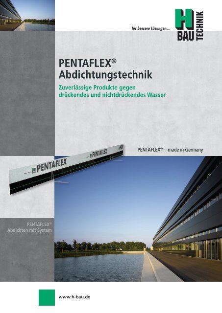 PENTAFLEX® Abdichtungstechnik - Bautechnik Vertriebs GmbH