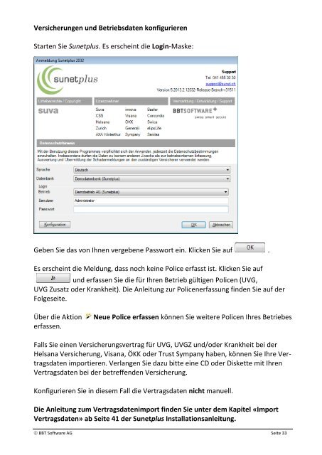 Aktivieren Sie die Progra