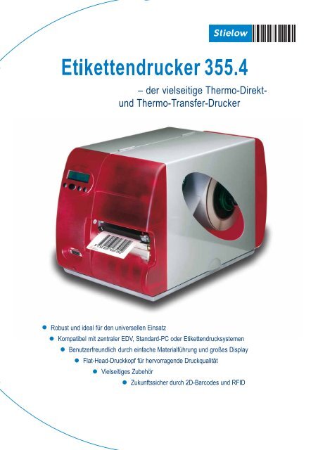 Etikettendrucker 355.4 BASIC 300 - Stielow Label & Logistik GmbH
