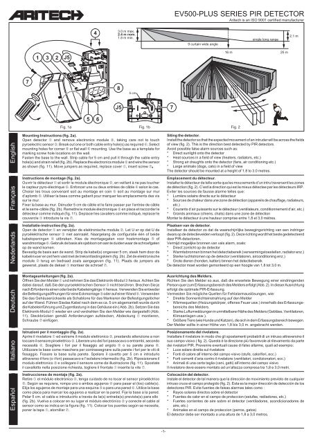 EV500-PLUS SERIES PIR DETECTOR - Rikain