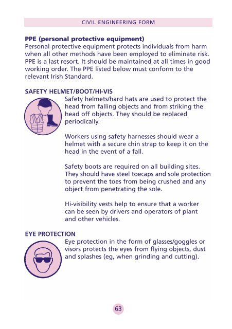 SAFE SYSTEM OF WORK PLAN