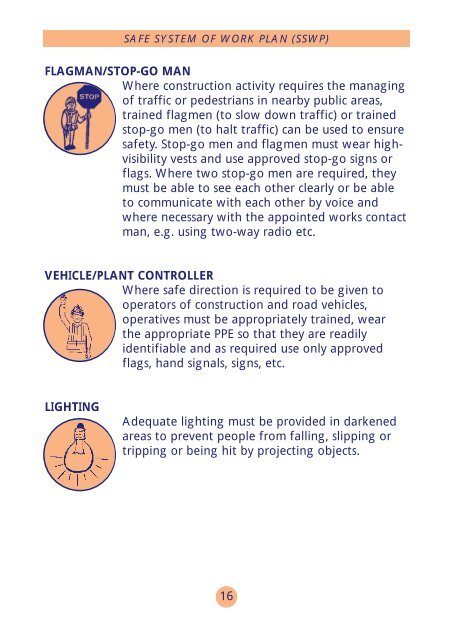 SAFE SYSTEM OF WORK PLAN