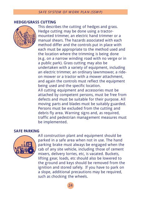 SAFE SYSTEM OF WORK PLAN