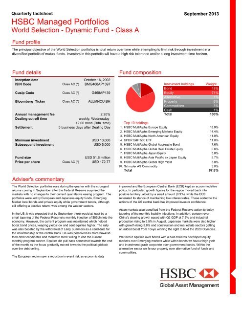 hsbc bsa