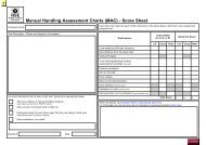 Manual Handling Assessment Chard (MAC) Tool Scoresheet - HSE