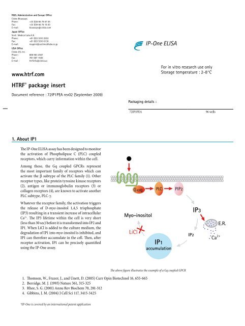IP3 IP1 - Cisbio Bioassays